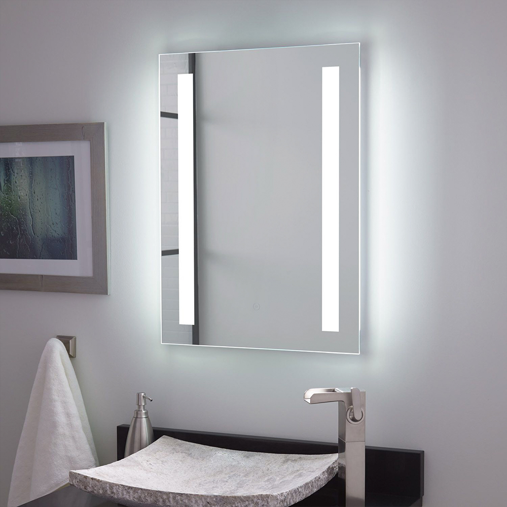 ESPEJO LED DE PARED 80 X 60 CMS