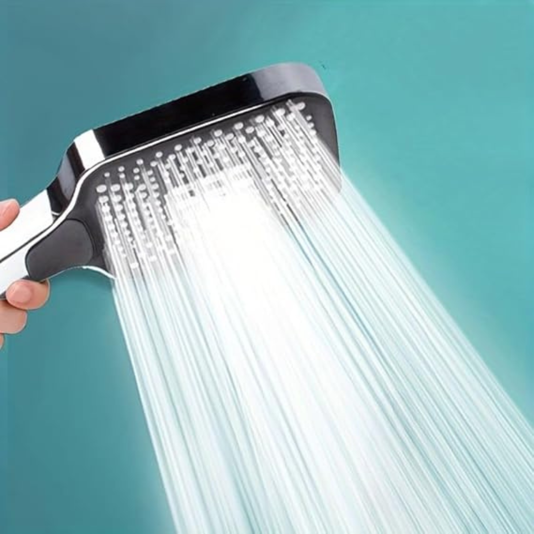 DUCHA TELEFONO ABS CUADRADA 4 FUNCIONES